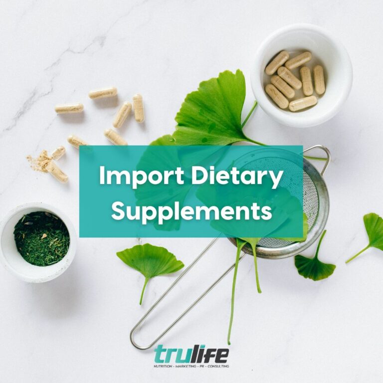 Import Dietary Supplements - TruLife Distribution